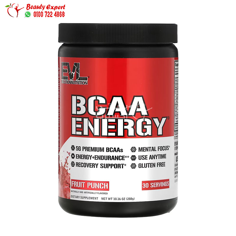 EVLution Nutrition BCAA Energy Powder, 288 G | Beauty Expert Egypt
